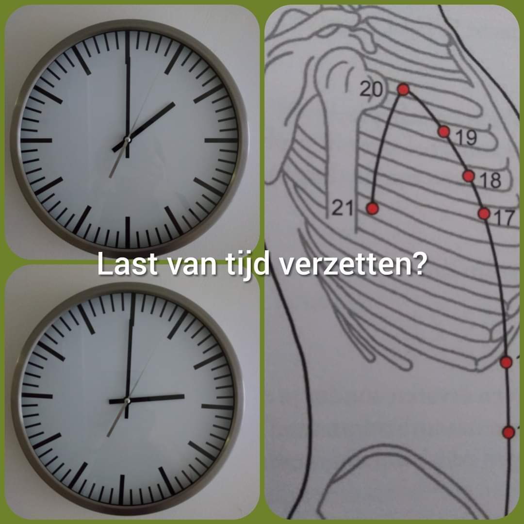 Praktijk voor Kinesiologie Eline - Last van tijd verzetten? aanpassen ...